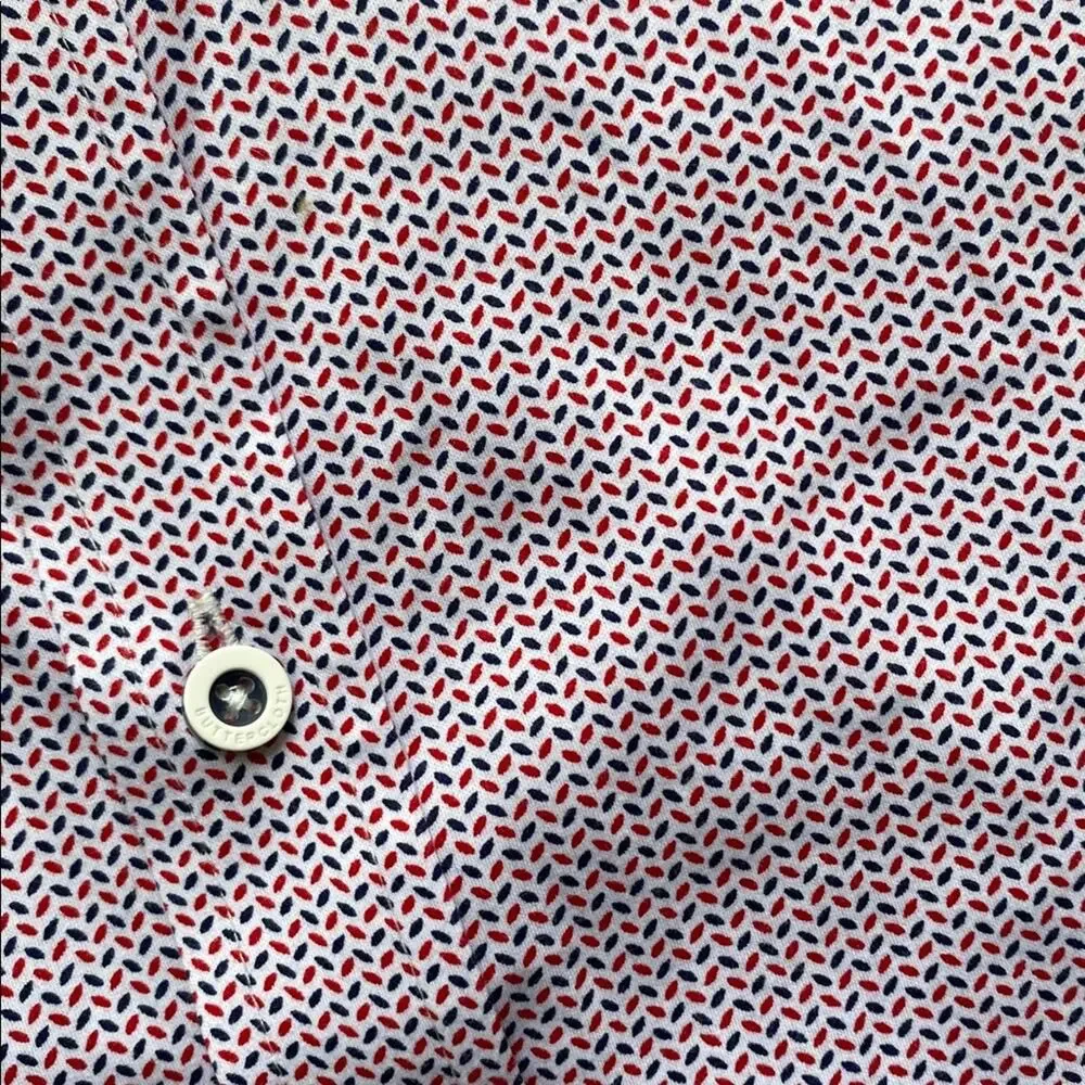 Buttercloth | Shirts | Buttercloth Casual Button Down Mens Sz Large Red ...